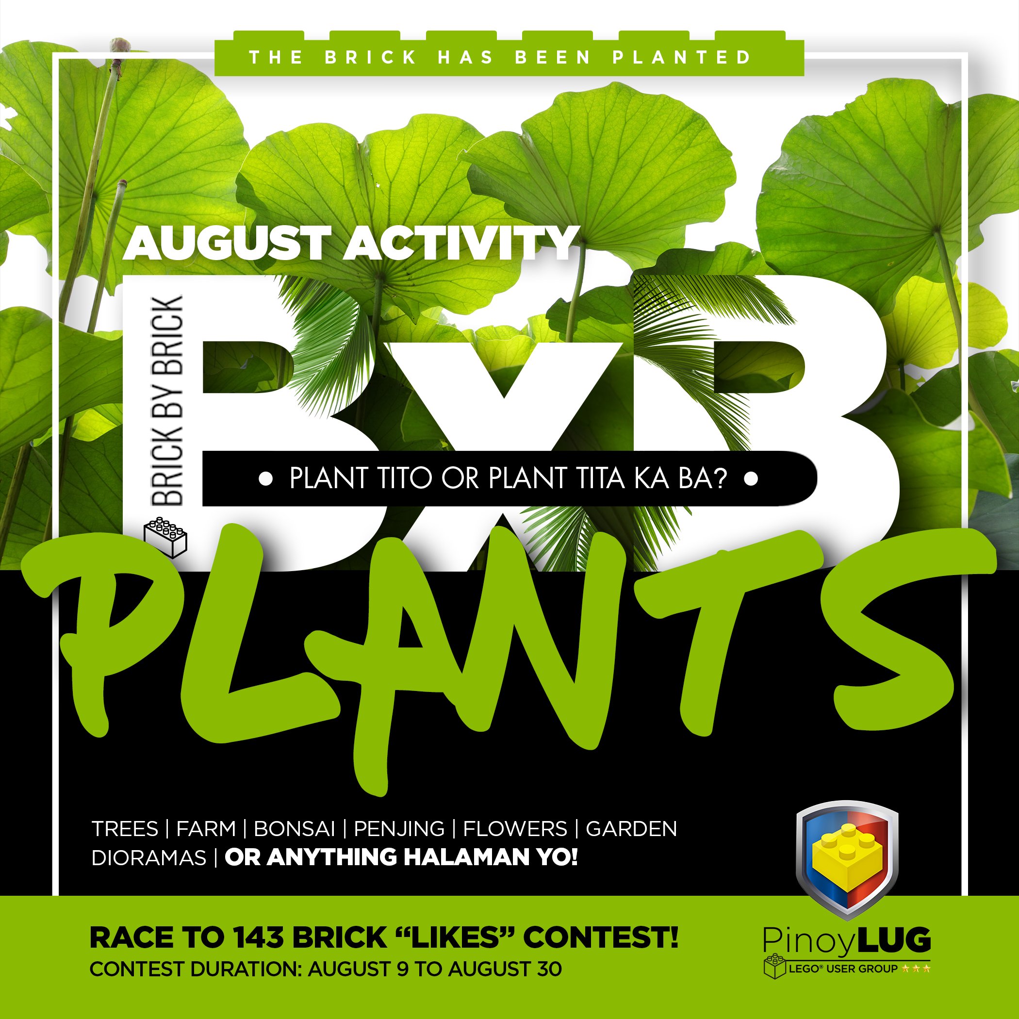 BxB (Brick x Brick) featuring PLANTS! - Events - LEGO Ambassador Network