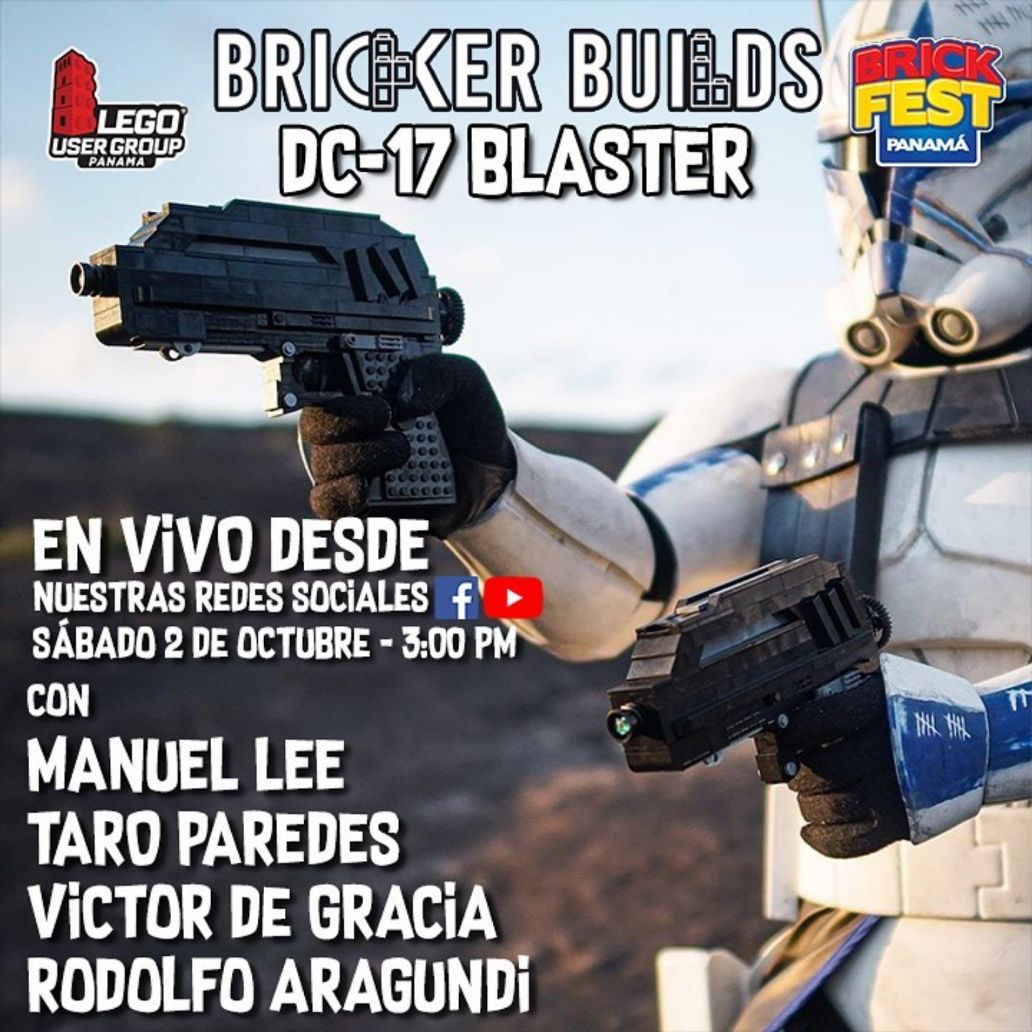 Lego Star Wars Custom DC-17 Blaster Live Build - Events - LEGO ...