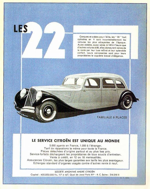 Citroën Traction 22 V8 : Des survivantes ? - Avant guerre (…-1945 ...