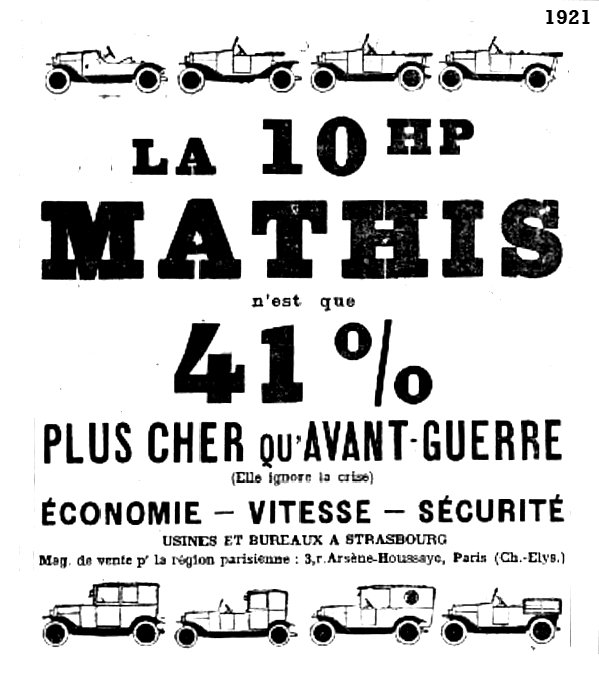 Topic mathis - Anciennes - Collection - Forum Voitures de Collection ...