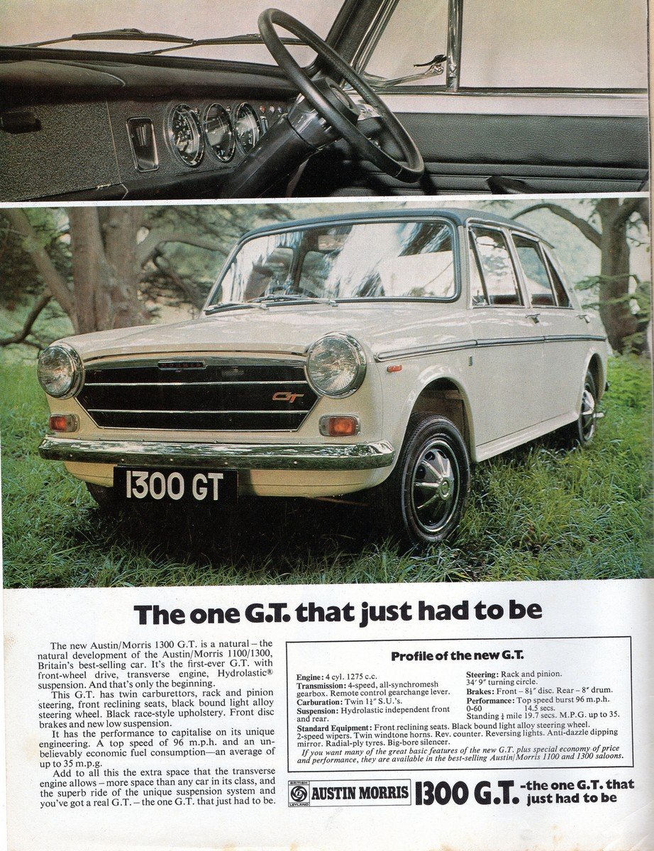 Austin Morris 1300 GT - 1969 - Albums convertis - Forum Auto