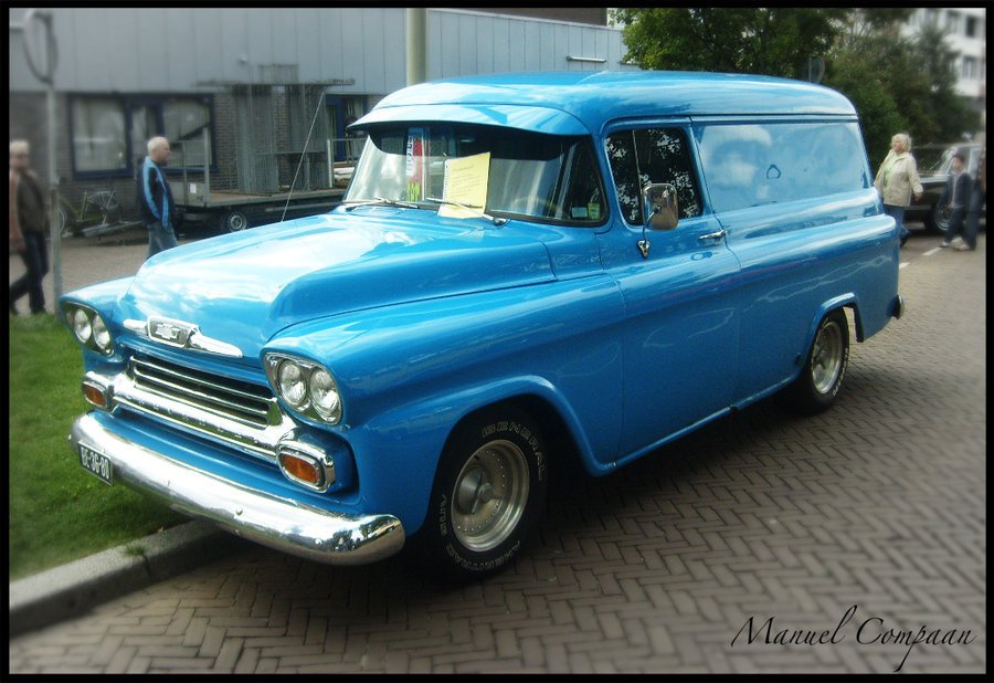 1958_Chevy_Panel_Van_by_compaan_art - Albums convertis - Forum Auto