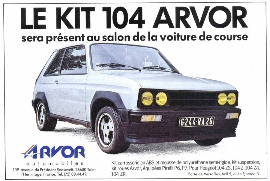 Peugeot 104 ZS 2 Arvor - Albums convertis - Forum Auto