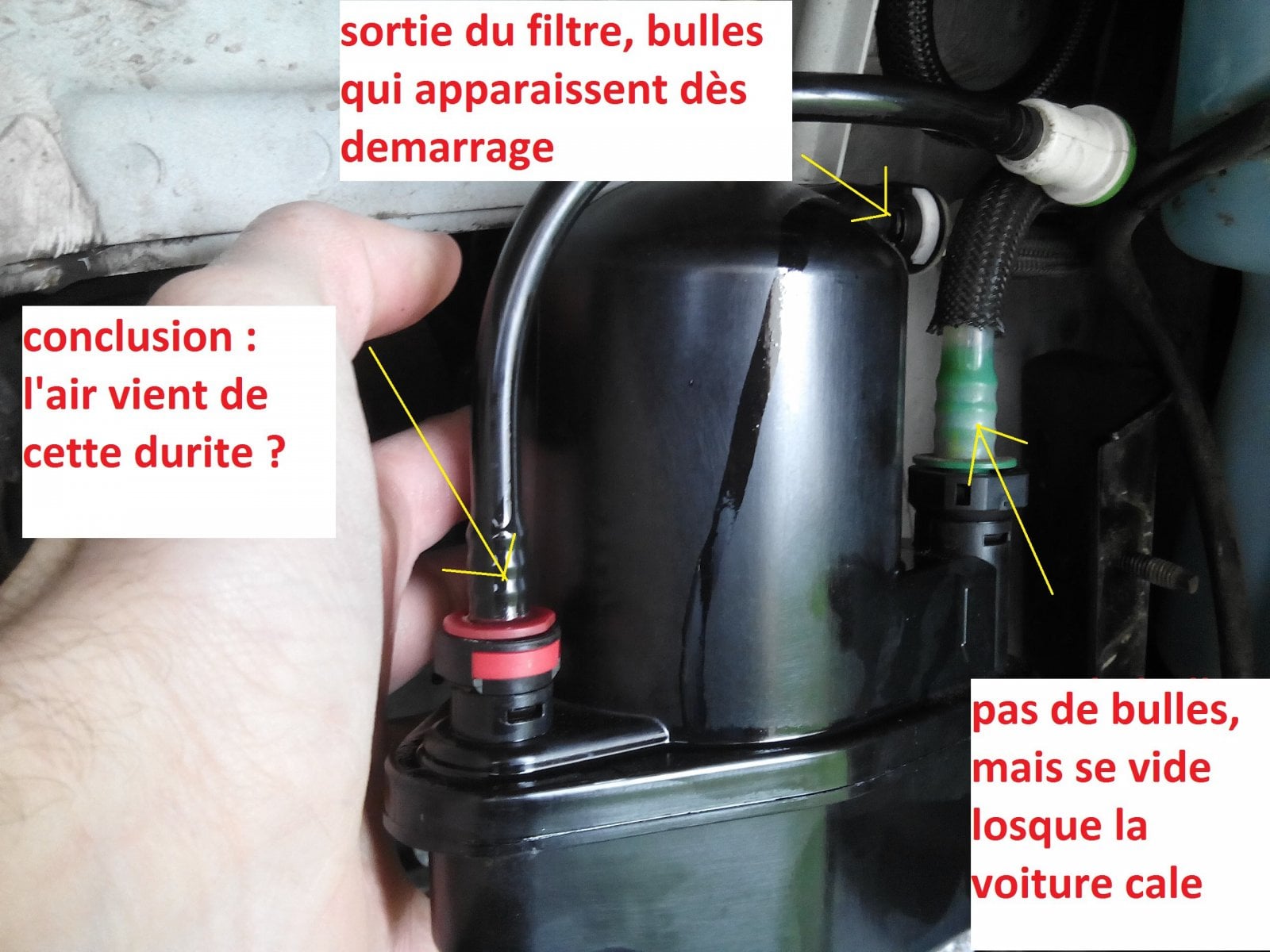 Prise Dair Filtre Gasoil Symptome