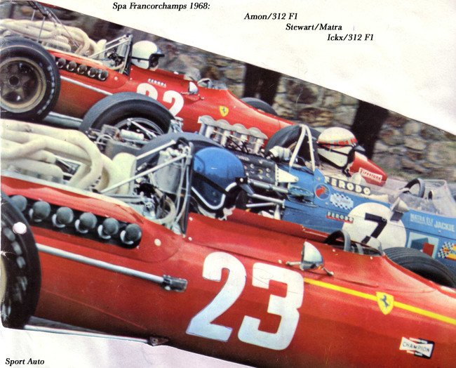 1968-Spa-312 F1-Amon_Ickx et Stewart - Albums convertis - Forum Auto