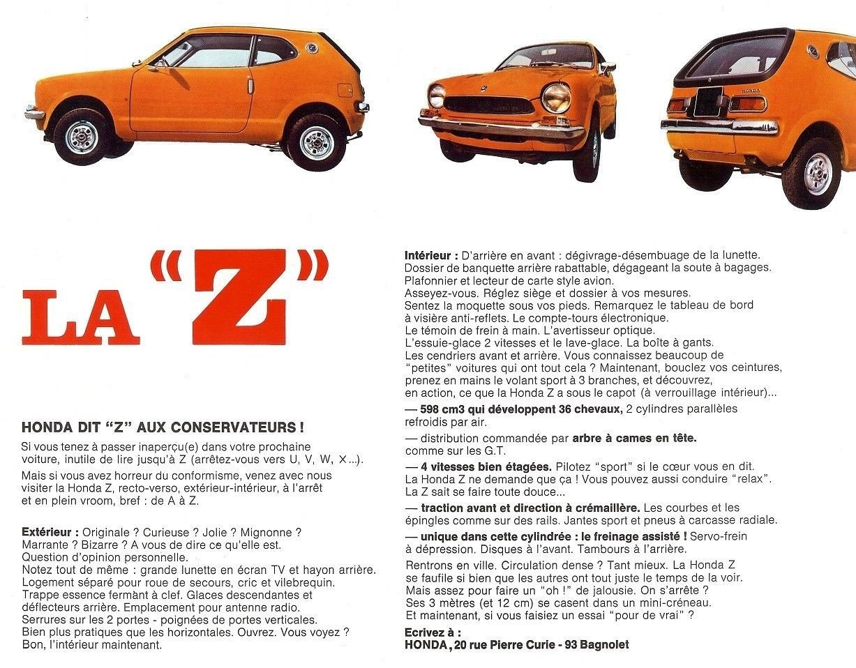 Honda Z600 1970 - Albums convertis - Forum Auto