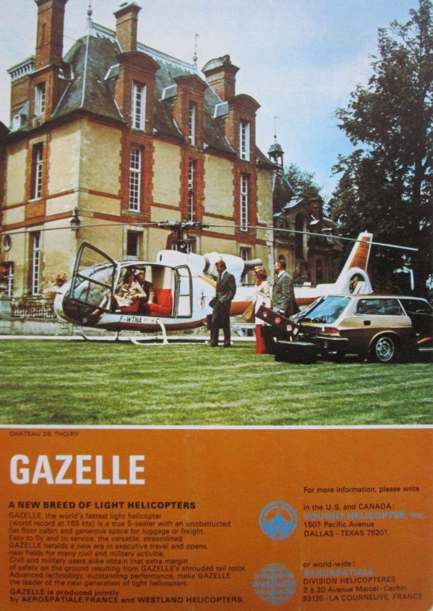 Aerospatiale Gazelle 1972 - Albums convertis - Forum Auto