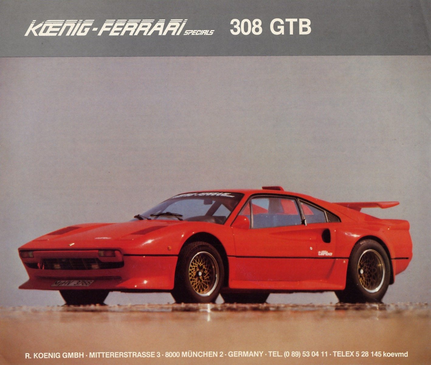 Ferrari 308 GTB Turbo Koenig - Albums convertis - Forum Auto