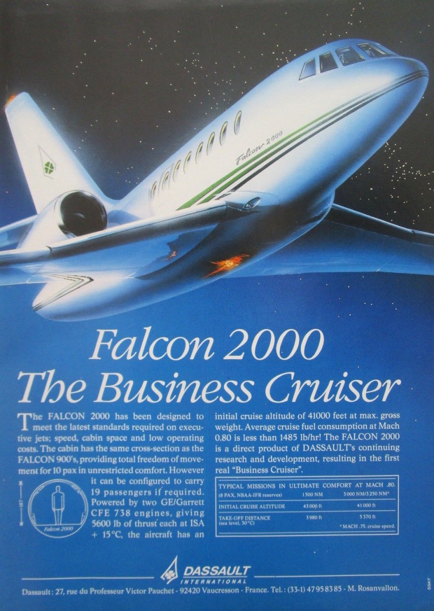 Dassault Falcon 2000 1991 - Albums convertis - Forum Auto