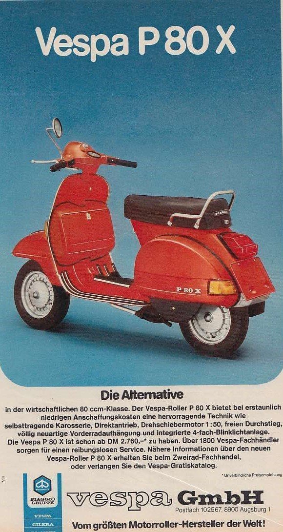 Piaggio Vespa P 80 X 1981 - Albums convertis - Forum Auto