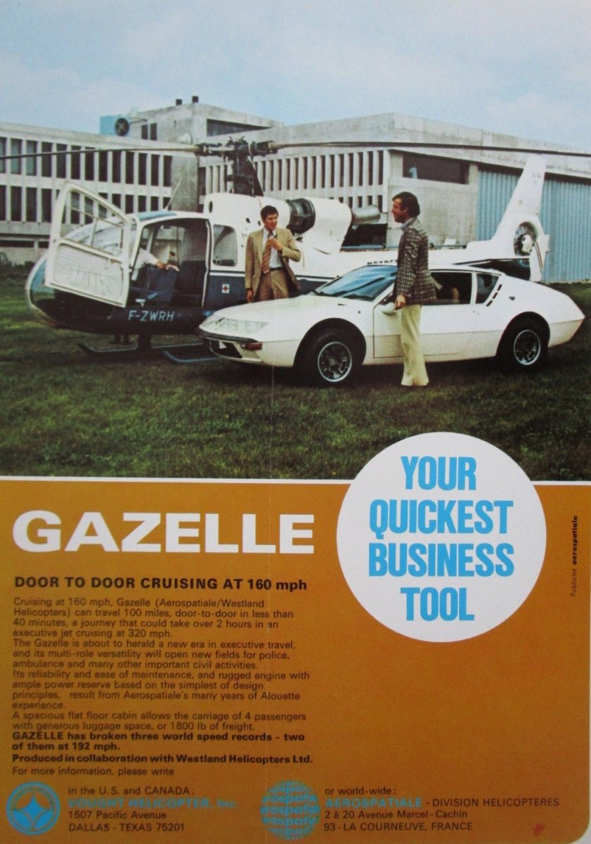 Aerospatiale Gazelle 1972 - Albums convertis - Forum Auto