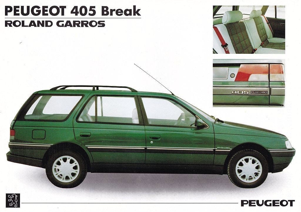 Peugeot 405 Break Roland Garros - Albums convertis - Forum Auto