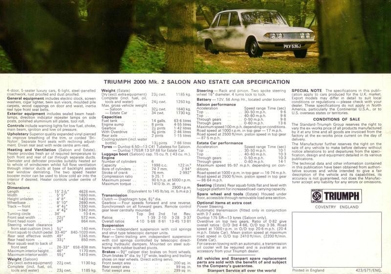 Triumph 2000 Mk II 1971 GB 010 - Albums convertis - Forum Auto