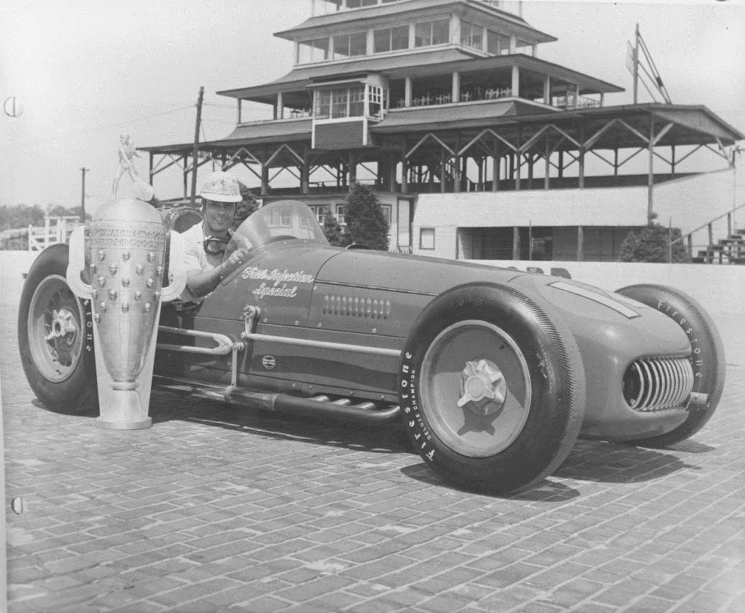 1953_Bill Vukovich the day after kicking everyone's ass in the 1953 ...