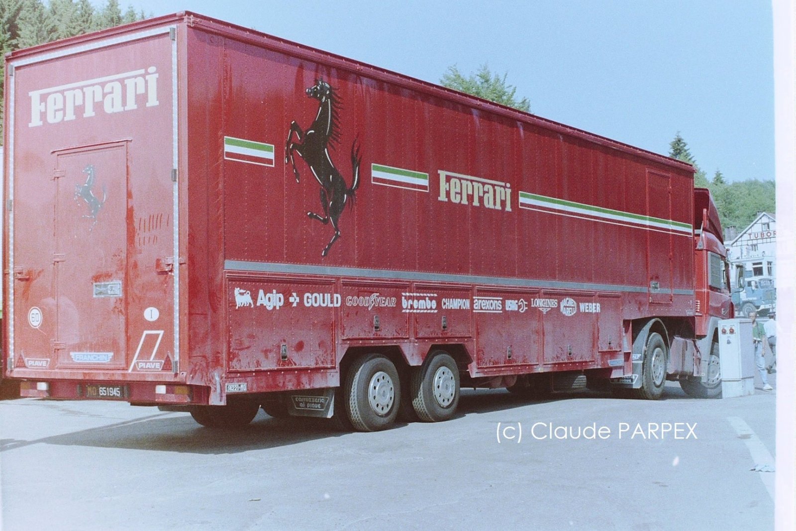 Transporteur - x+semi - Scudéria FERRARi - 1985 - GP F1 SPA - 100 (1 ...