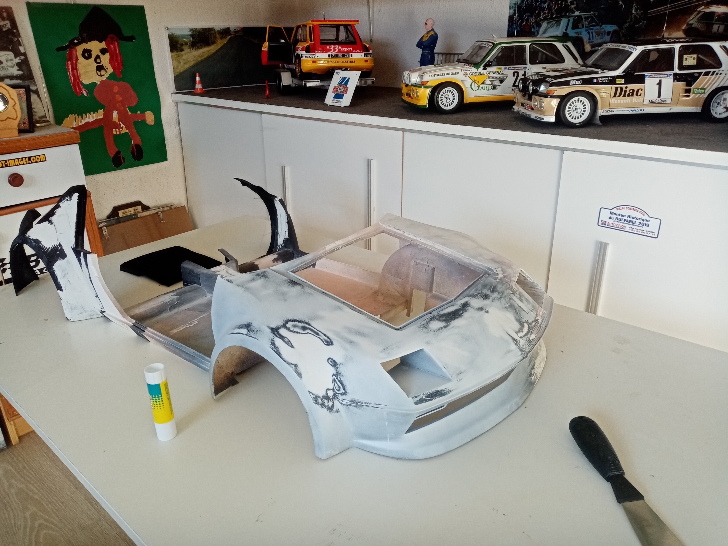 Mes maquettes autos au 1/8 (montage et fabrications) - Page 12 - Autres ...
