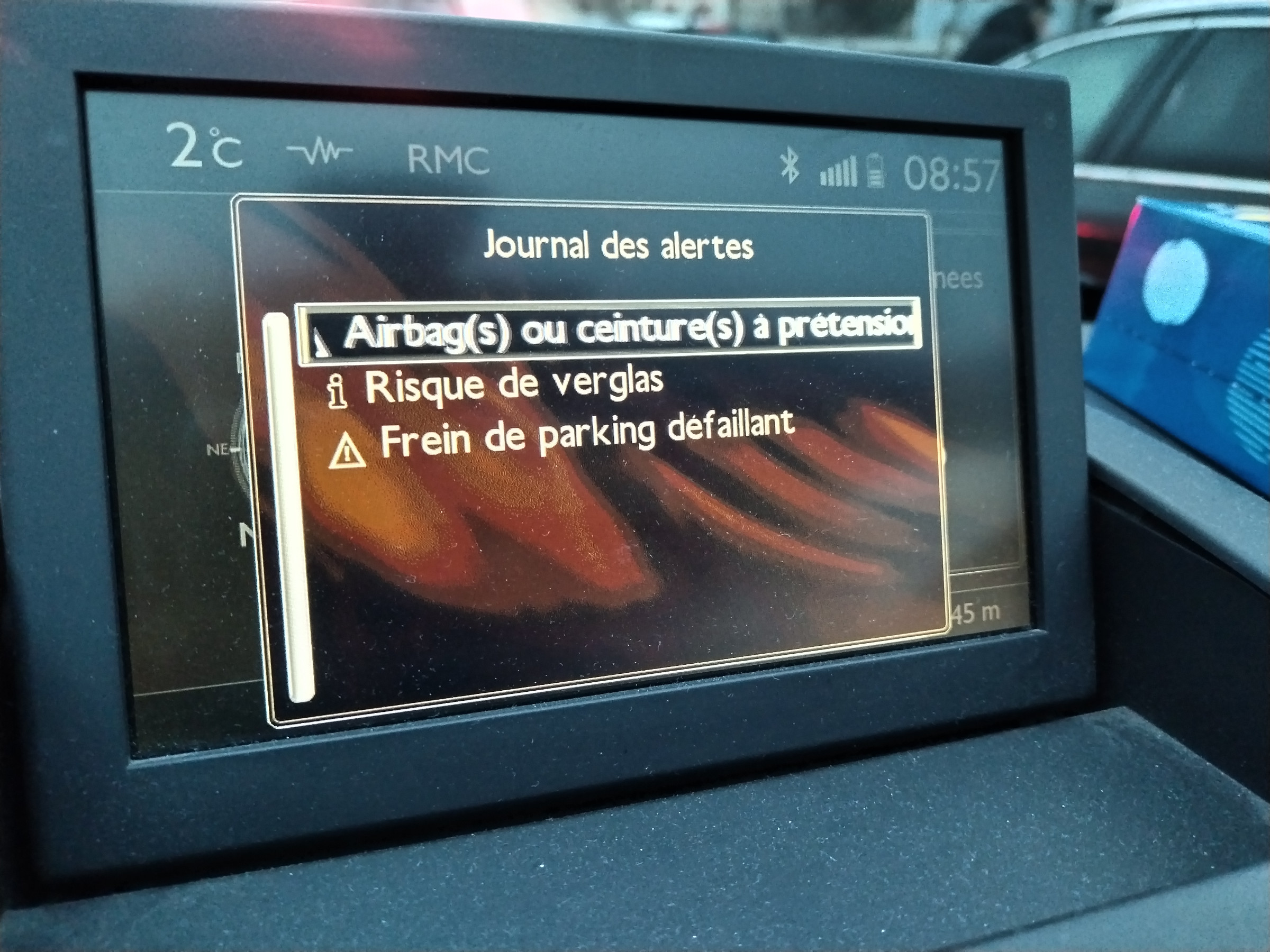 Airbags Ou Ceinture Prtensionneur Dfaillant