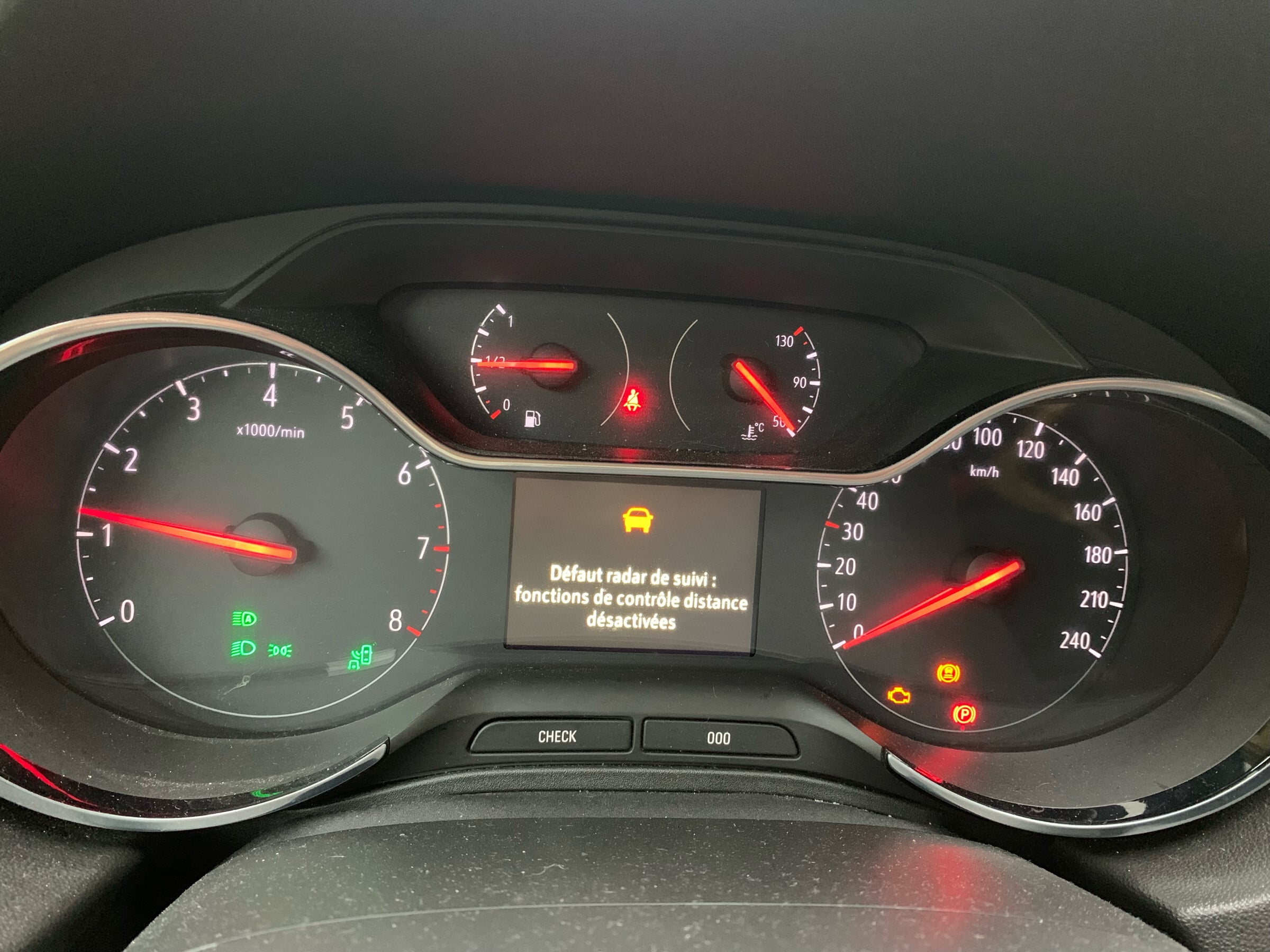 Voyant Tableau De Bord Opel Grandland X