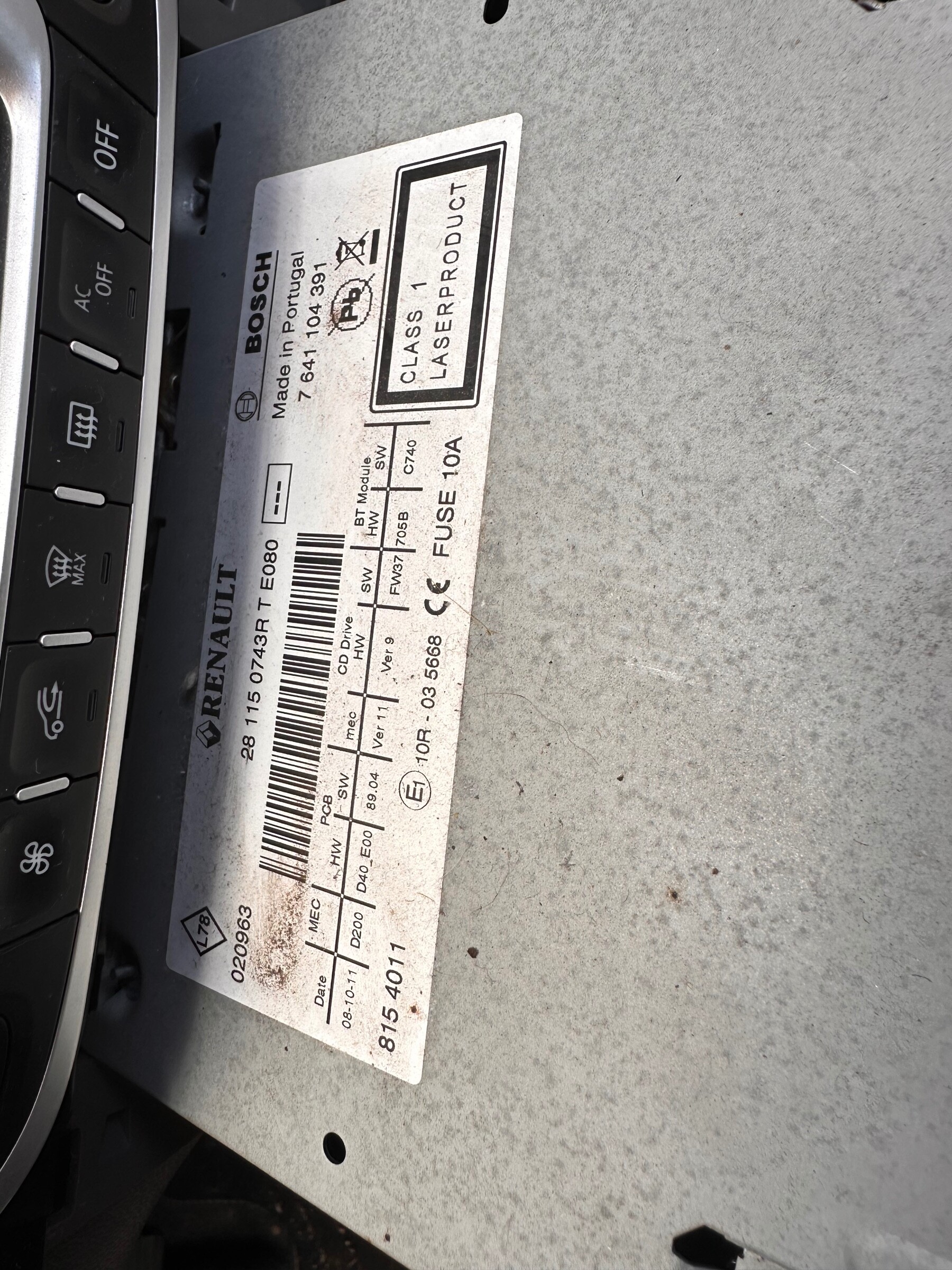 Recherche code poste Renault Mégane 3 - Mécanique / Électronique ...