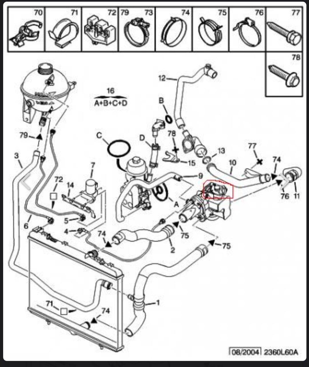 Recherche durite circuit de refroidissement - 307 - Peugeot - Forum ...