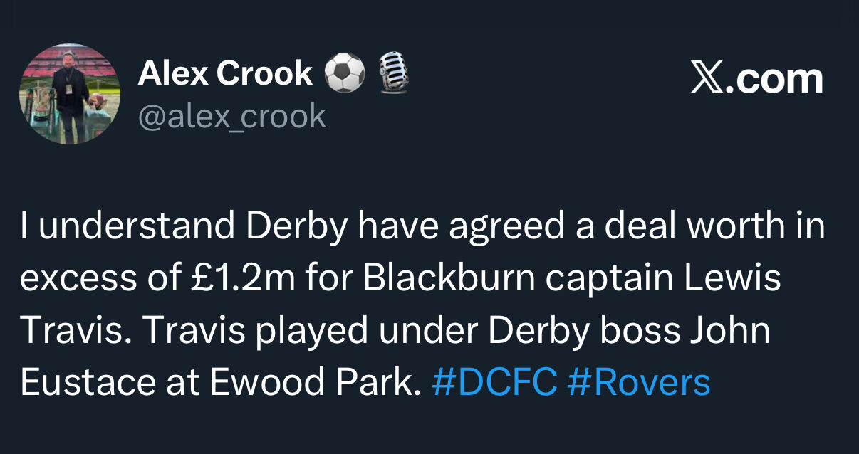 Lewis Travis - signed a 4yr deal - Page 58 - Transfer Forum - DCFC Fans