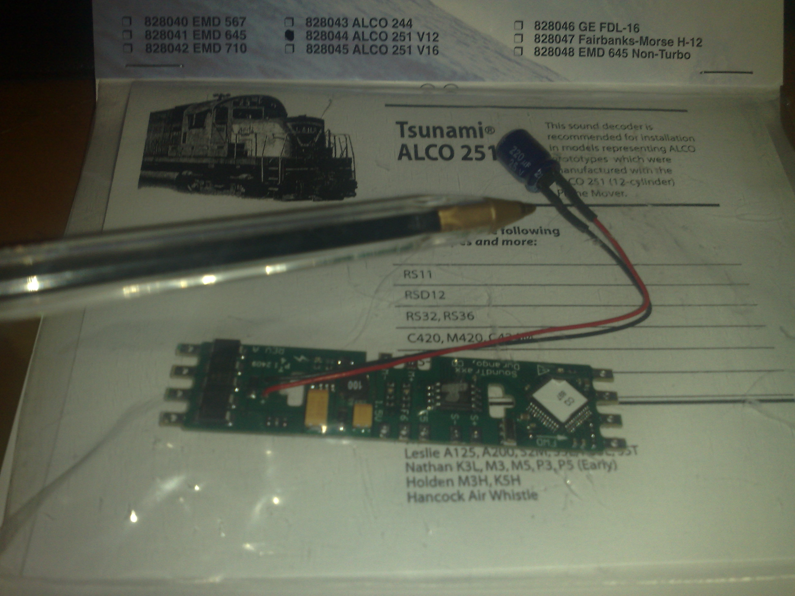 Soundtraxx Tsunami decoder , whats this part? - DCC Help & Questions ...