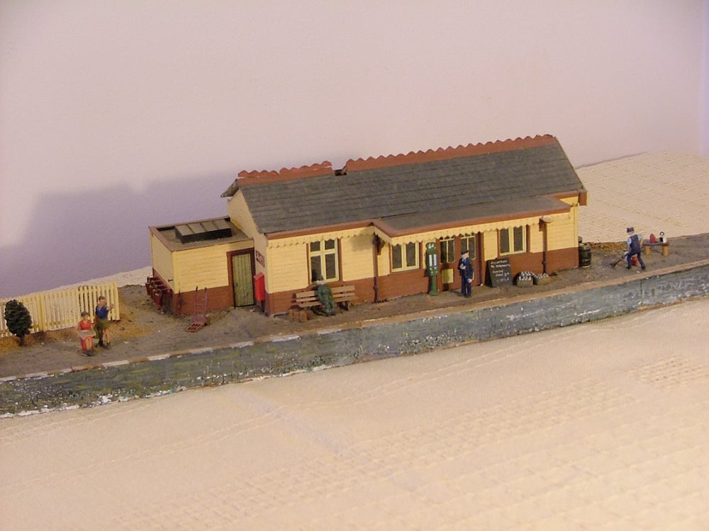 Marchwiel, Overton etc. Station Building - Card structure modelling ...
