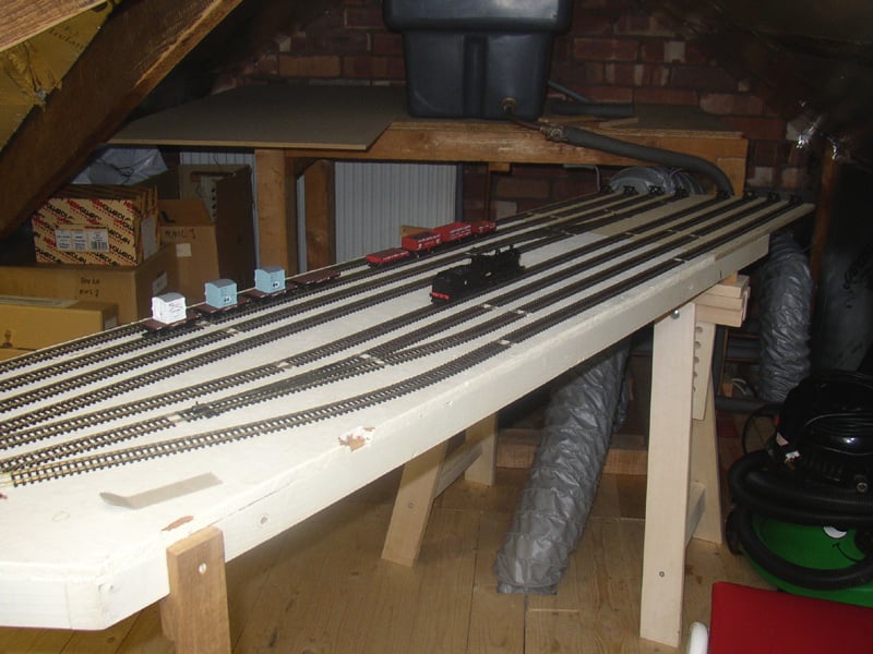 Eastfield: a large 00 running track that is evolving into a layout ...