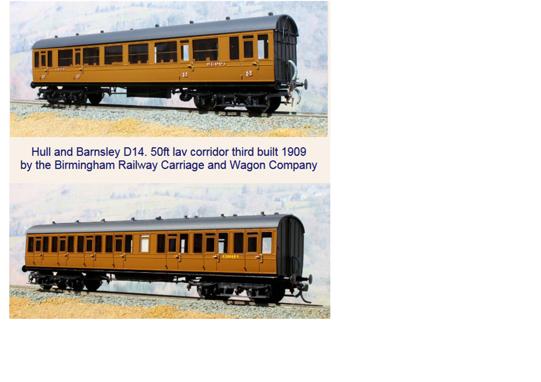 NER Carriage Diagrams & Pics (Plus LNER, Hull & Barnsley... - Modelling ...