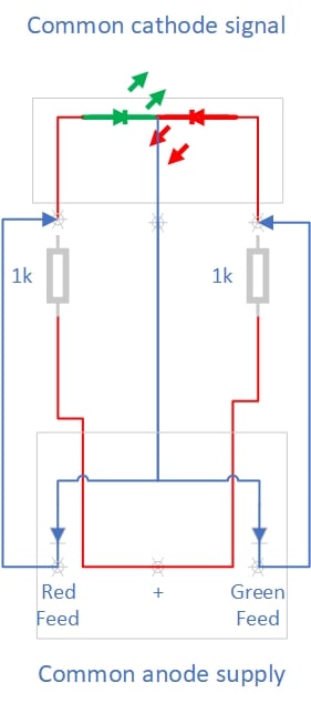 Change common cathode to common anode - Electrics (non-DCC) - RMweb