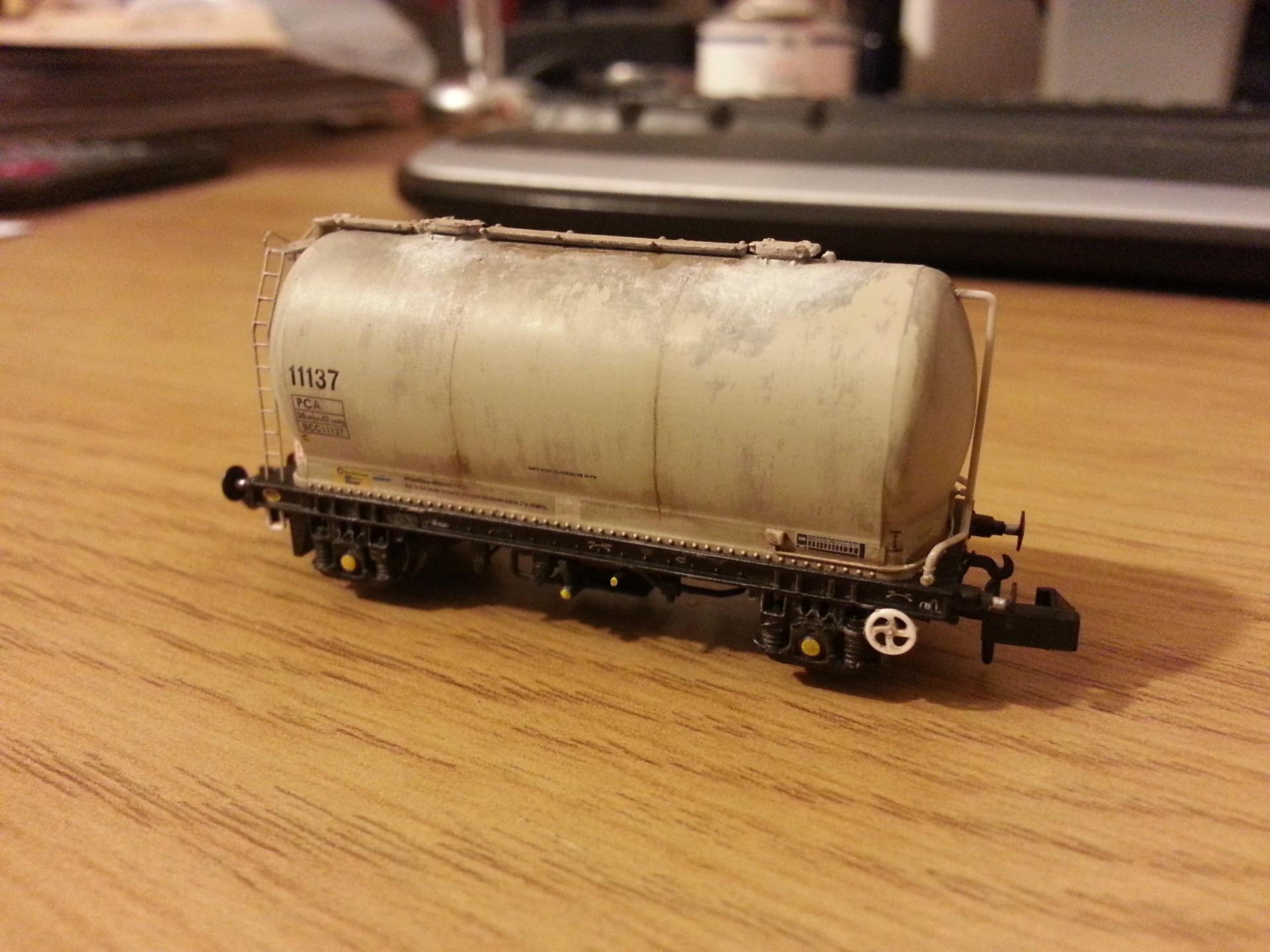 Weathering Cement Wagons - Weathering, Painting & Transfers - RMweb