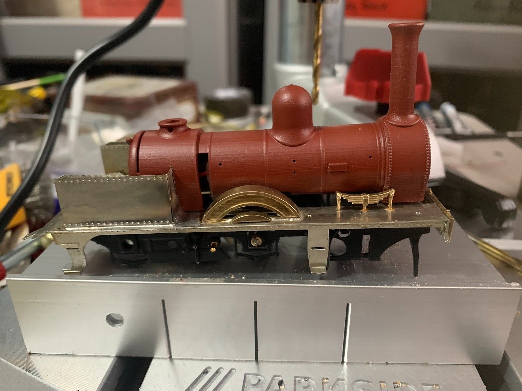 Sharp Stewart Small Passenger 2-4-0 locomotive parts and assembly ...