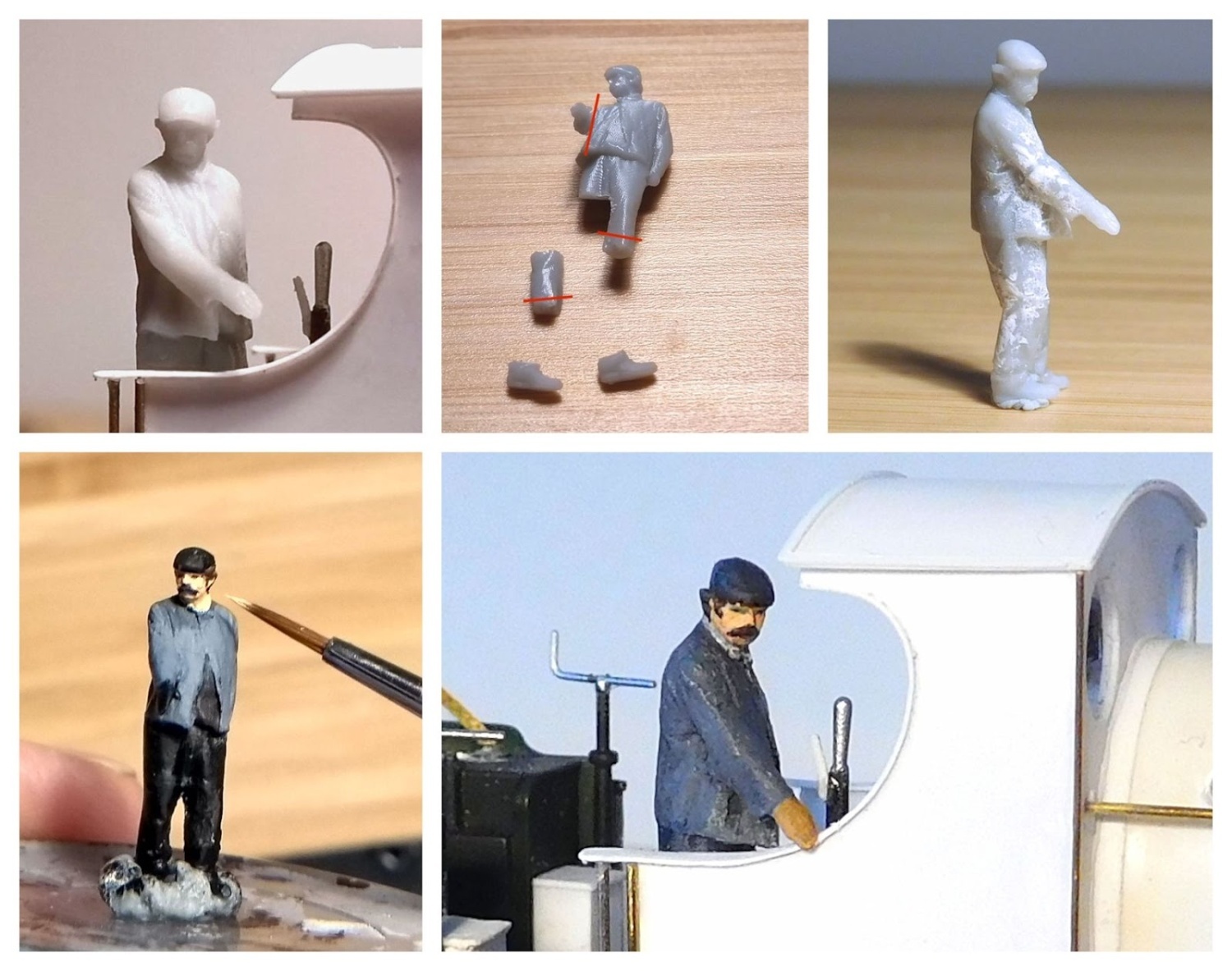Modifying, painting and storing figures - The Farthing layouts - RMweb