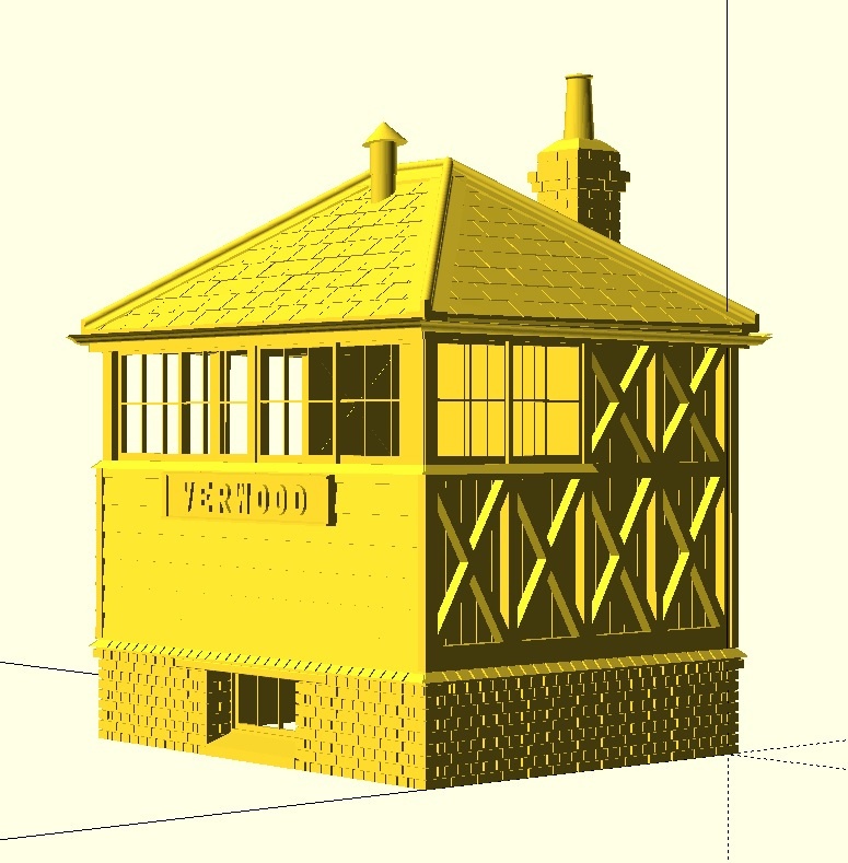 Verwood, Dorset - 3D Printed LSWR Type 1 Signal Box - Modelling real ...