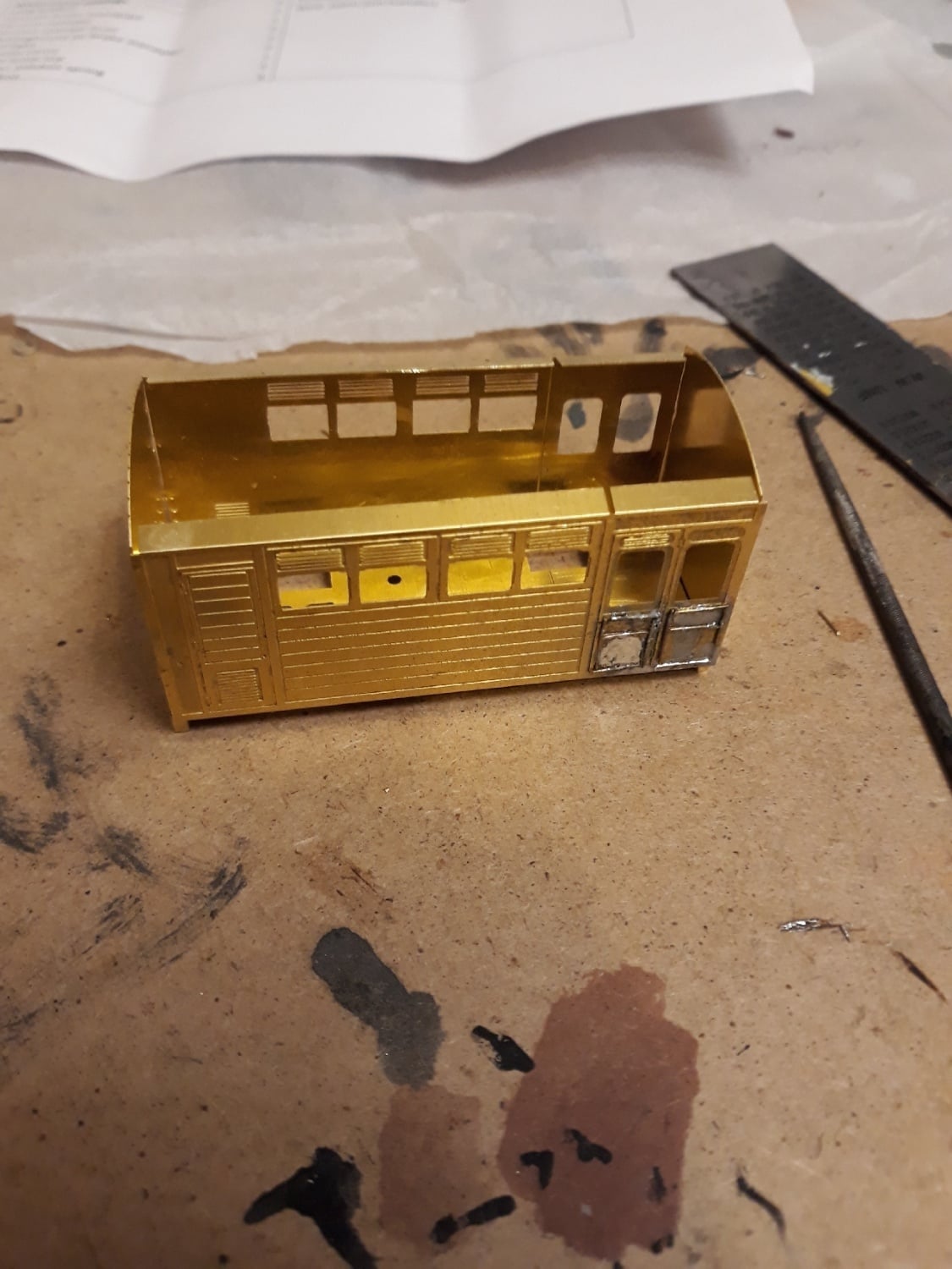 Brassmasters 4mm Great Central Railway Dia 1X14 Horsebox kit ...