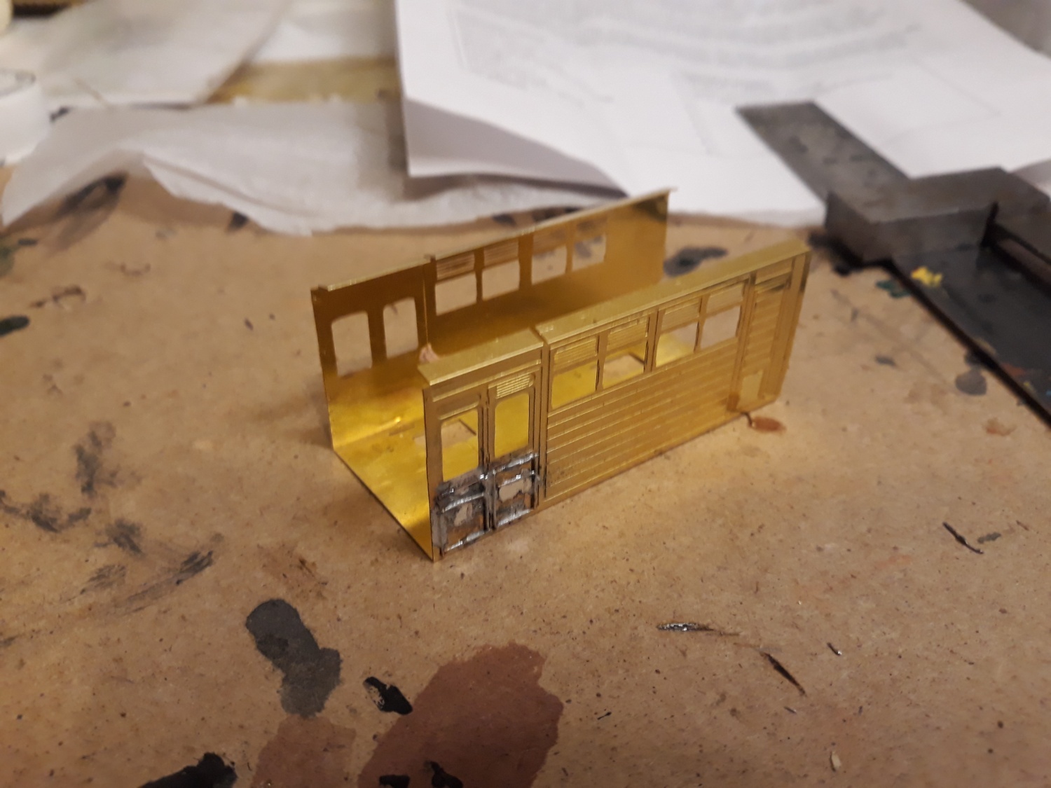 Brassmasters 4mm Great Central Railway Dia 1X14 Horsebox kit ...