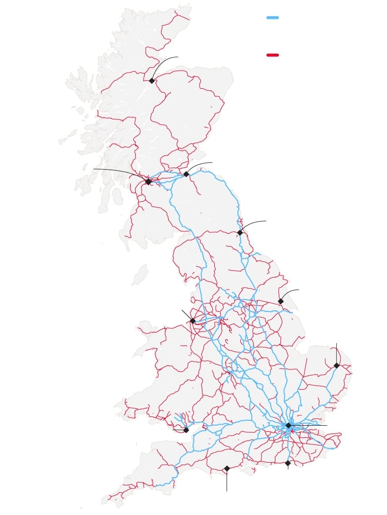 Network Rail Strike Map(!) - Preservation - RMweb