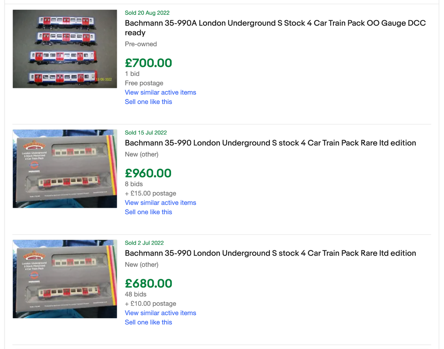 LTM 2022 S stock 4 car pack - Bachmann - RMweb