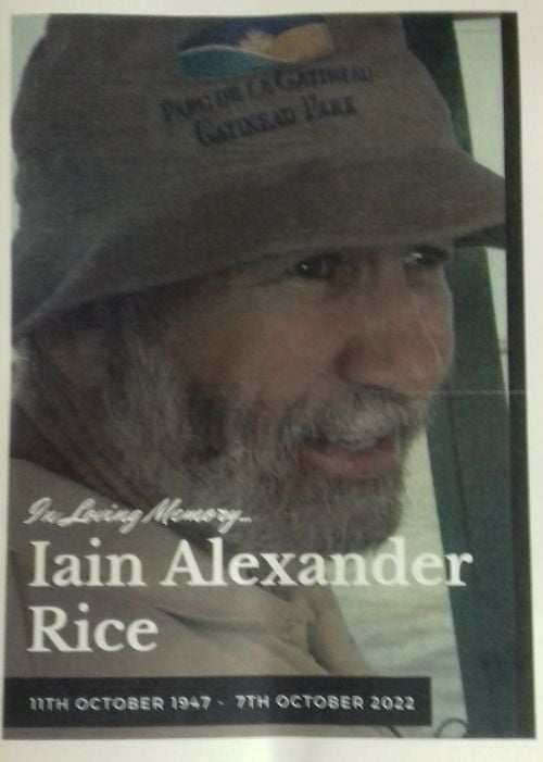 Iain Rice - Obituaries - RMweb