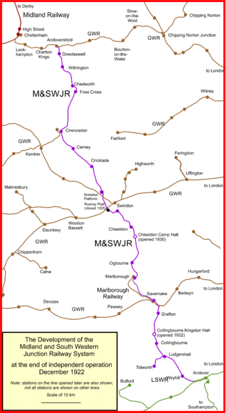 Midland and South Western Junction Railway (M&SWJR) - Disused Railways ...