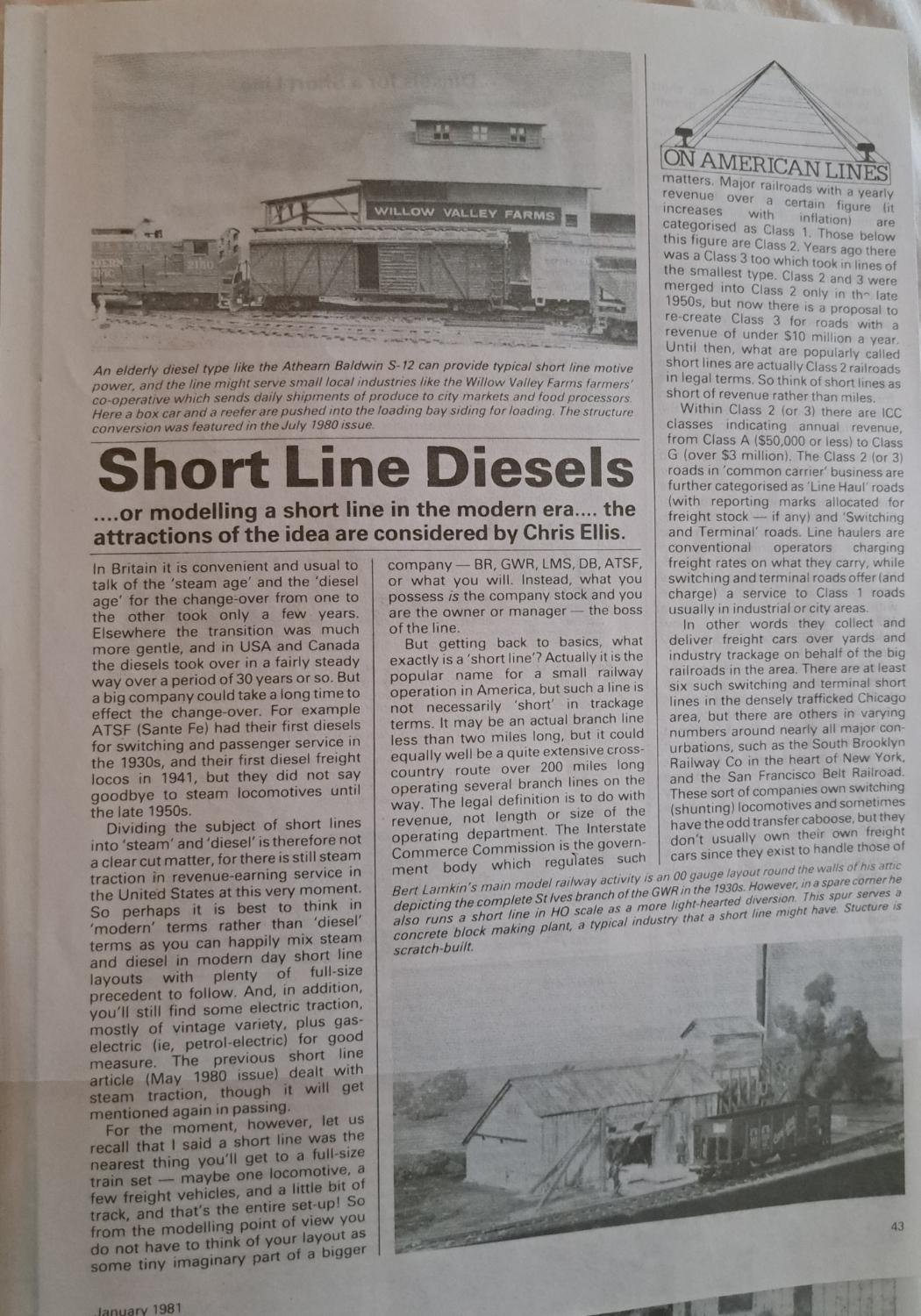 American O Scale: "Portway Terminal Short Line, MN". - Page 37 - USA ...