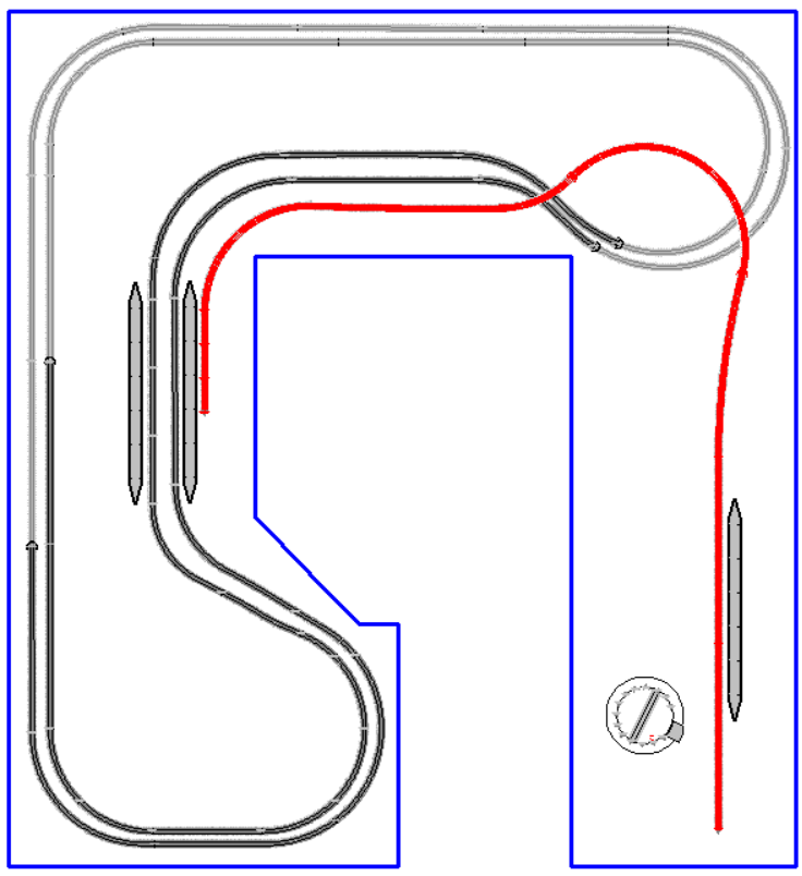 New Year, new home and a new layout - aka going around in circles ...