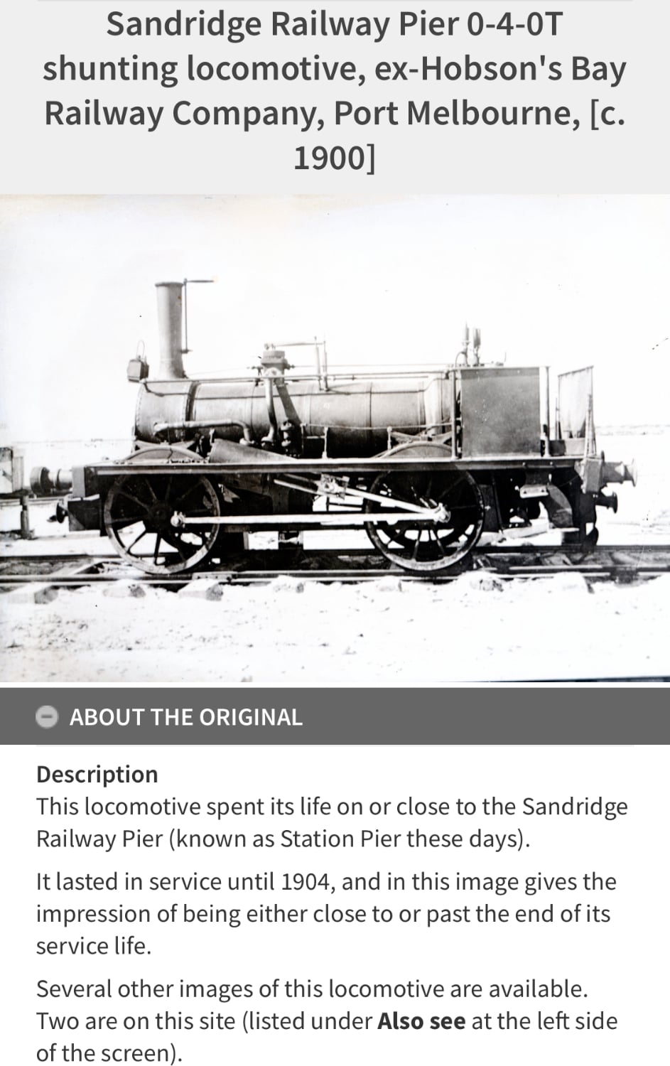 When were locomotives first used for shunting? What were the first ...