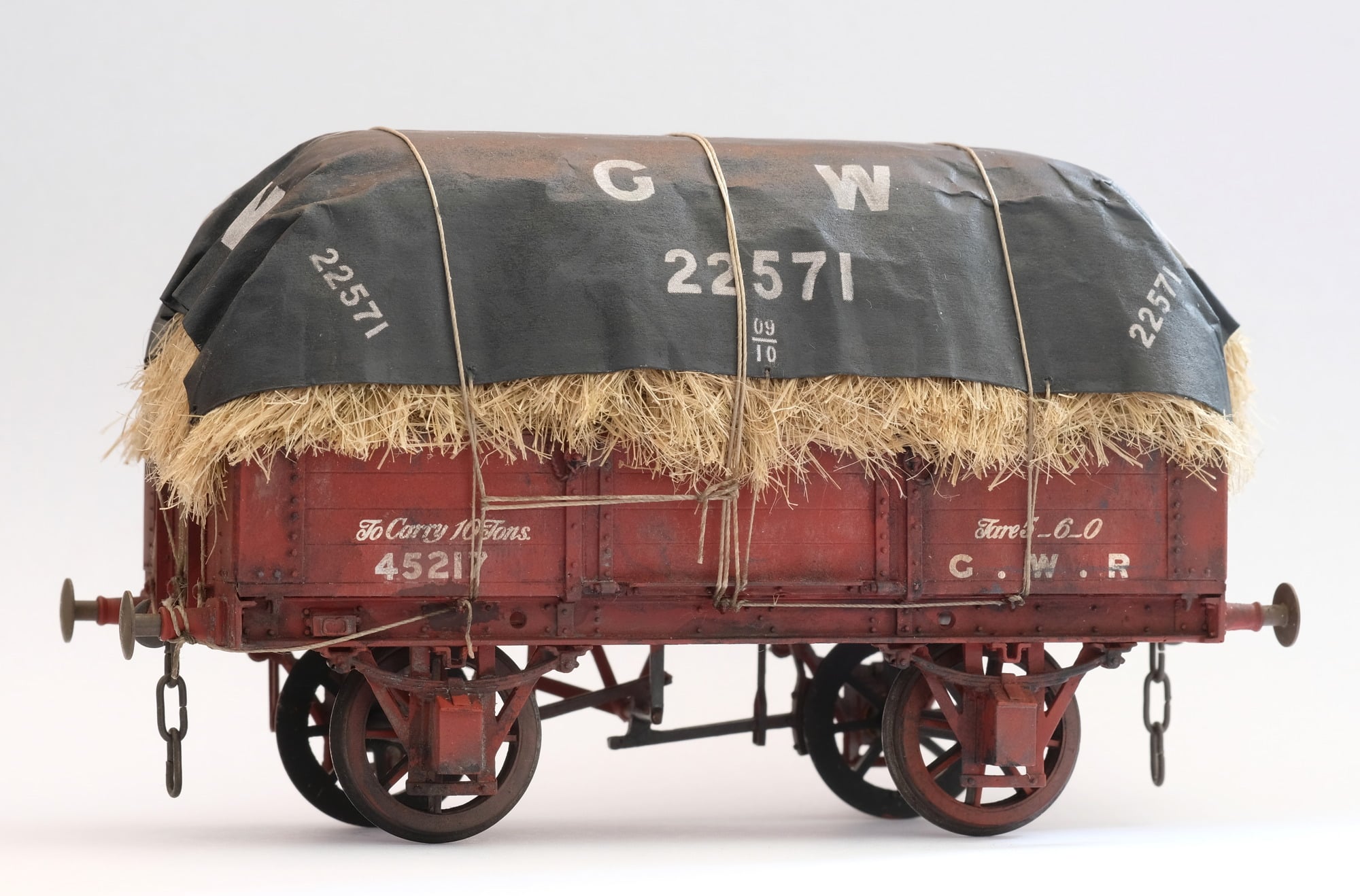 GWR 4-plank with straw load - ABS kit - Netherport and Basuto Quay ...
