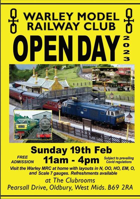 Warley National Exhibition 26th & 27th November 2022 - Exhibitions - RMweb