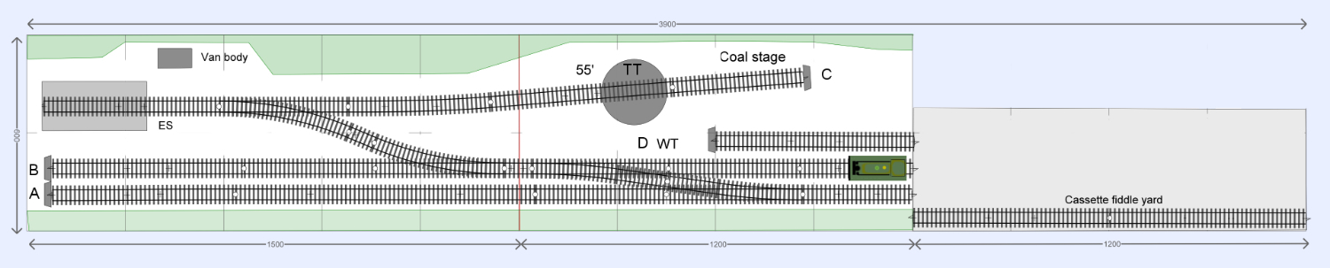 A small O gauge layout - Layout & Track Design - RMweb