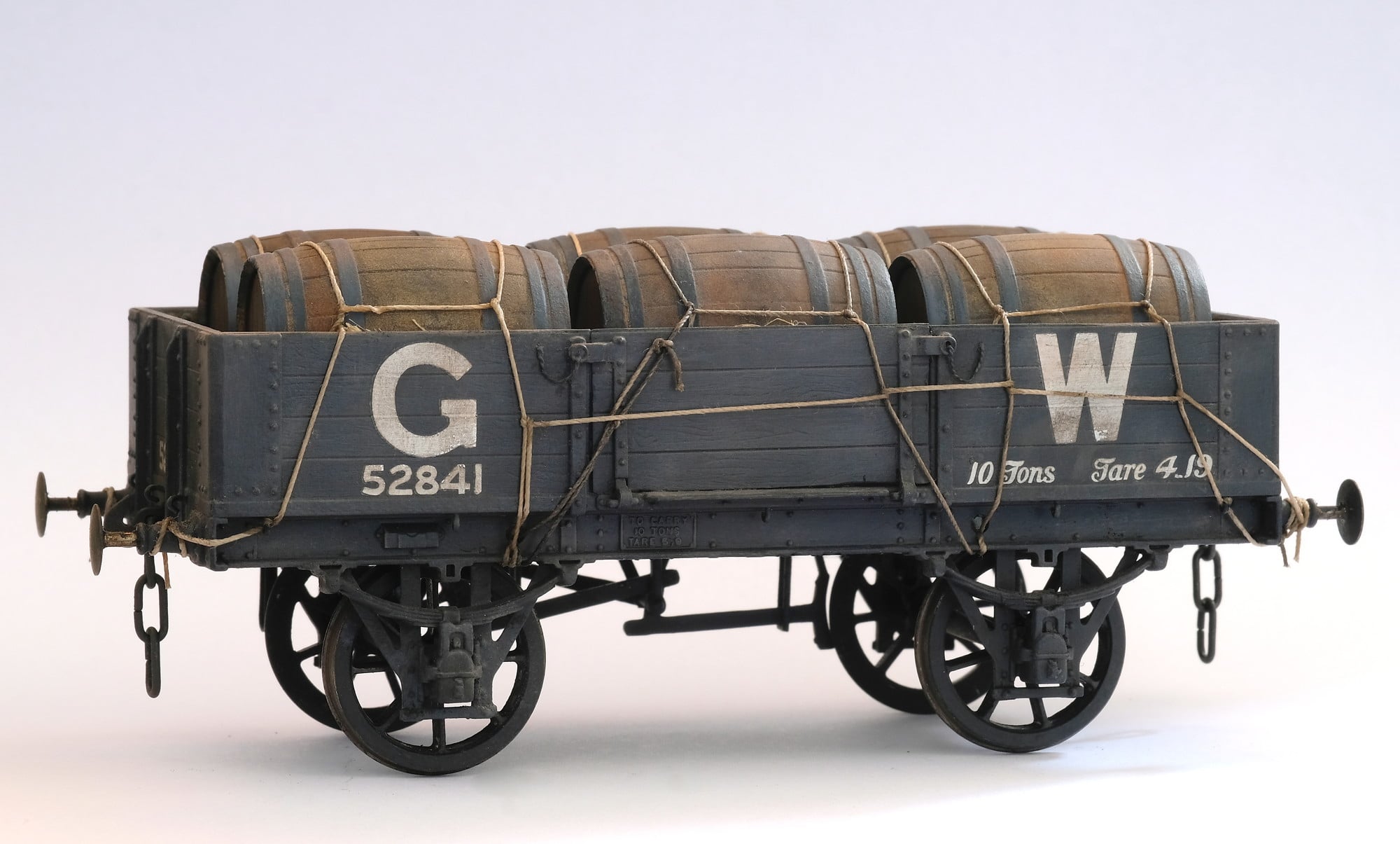 GWR 4-plank with casks - Netherport and Basuto Quay - GWR 1908 7mm - RMweb
