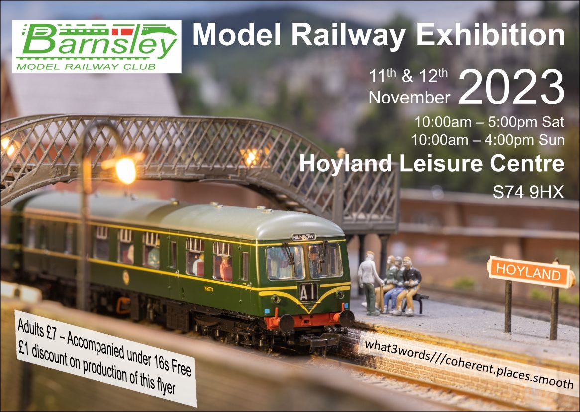 Barnsley annual model railway exhibition2023 - Exhibitions - RMweb