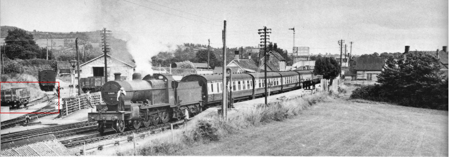 Evercreech Jct station goods yard - Somerset & Dorset Joint Railway ...