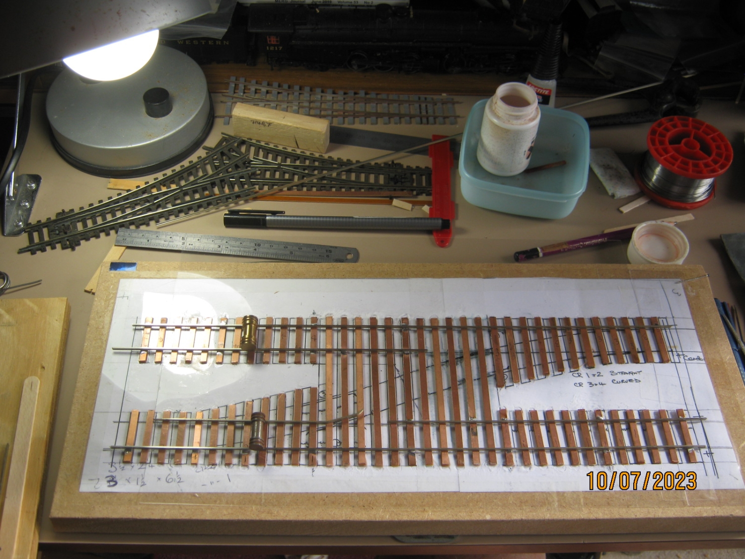 Some Very Basic turnout building. - Handbuilt Track & Templot - RMweb